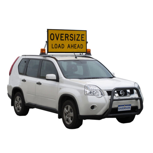 Oversize Load Ahead Vehicle Sign